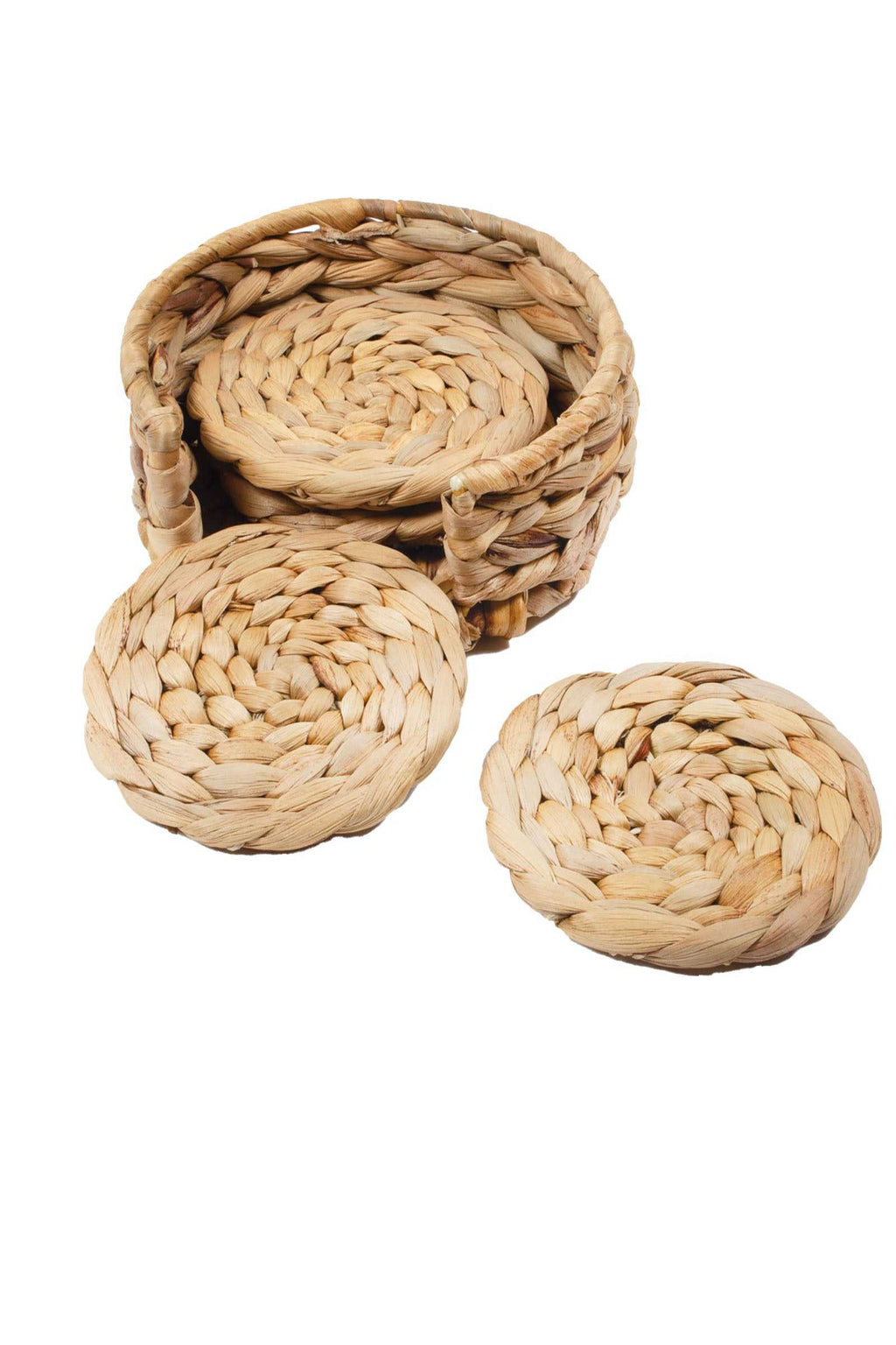 Natural Woven Coaster Set – Monkee's of The Woodlands