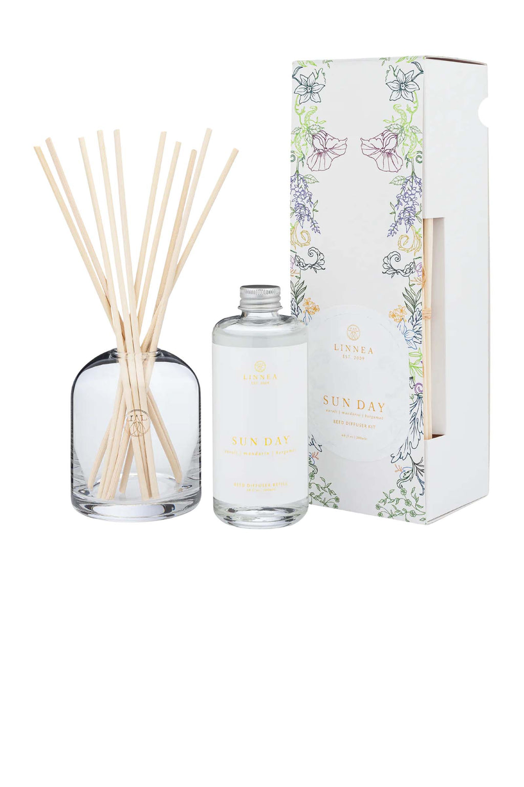 Linnea Sun Day Reed Diffuser - Citrus Home Fragrance Set – Monkee's of ...